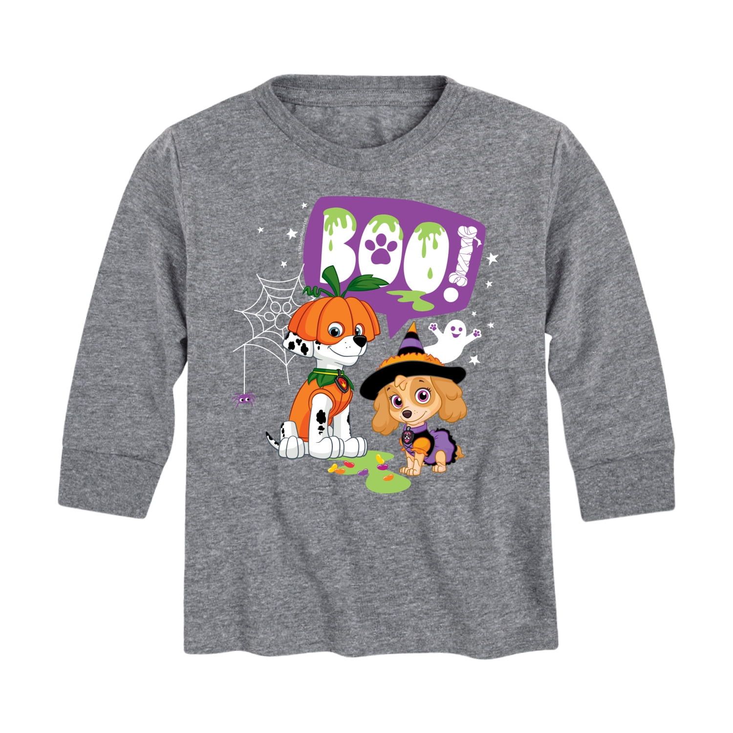 Paw Patrol - Boo - Toddler And Youth Long Sleeve Graphic T-Shirt ...