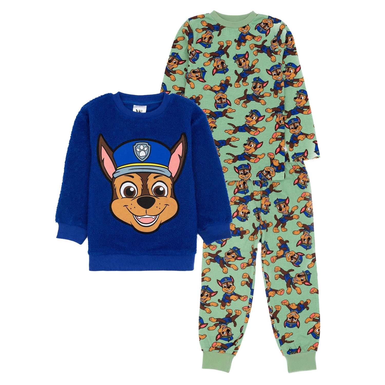 Paw Patrol Boys/Girls Chase Long Pyjama Set - Walmart.com