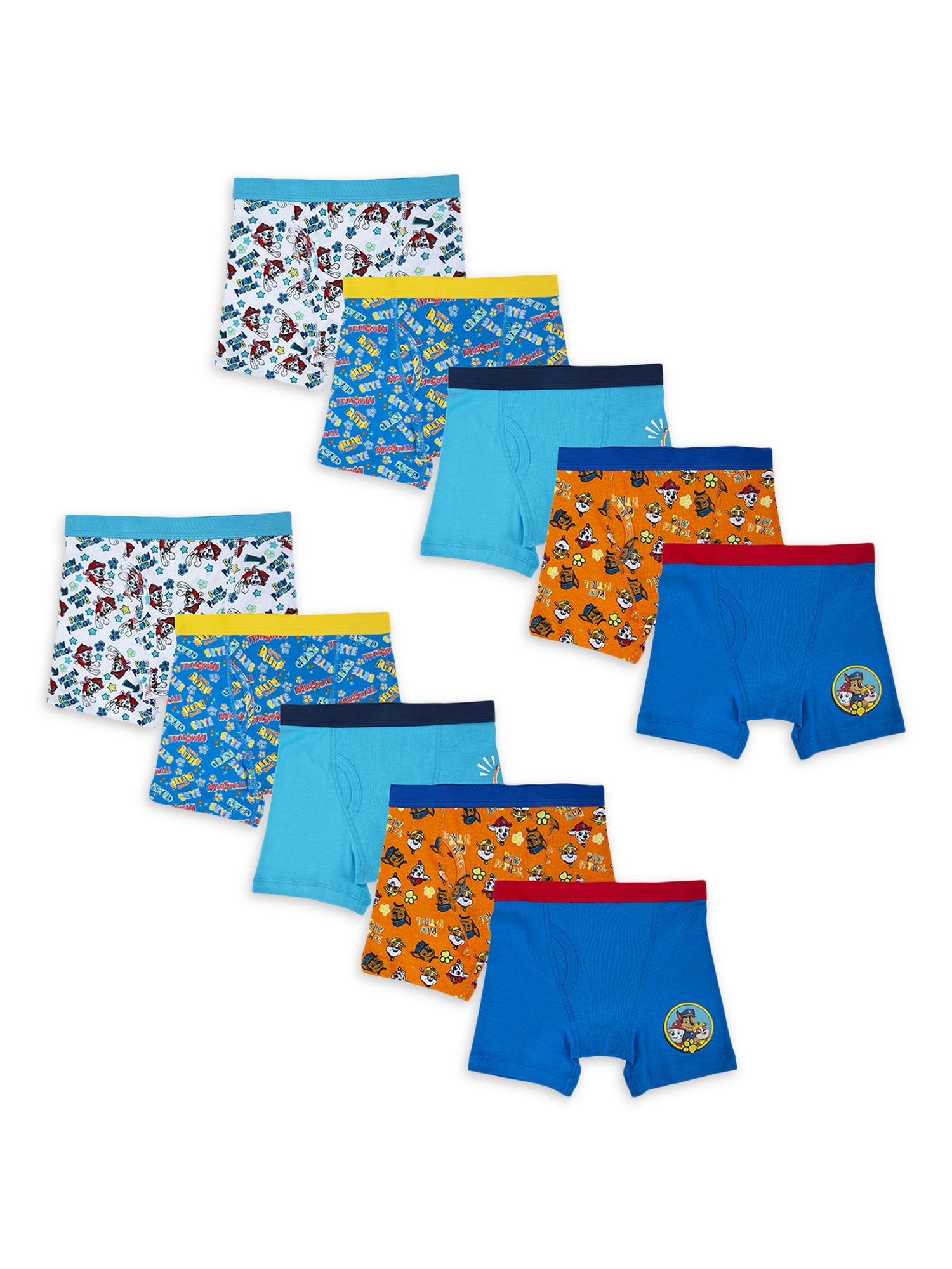 Paw Patrol Boys' Underwear, 10 Pack Boxer Briefs - Walmart.com