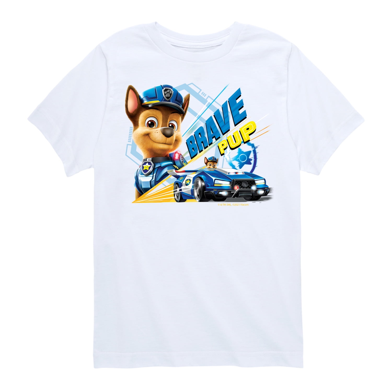 Paw Patrol - Brave Pup - Toddler And Youth Short Sleeve Graphic T-Shirt ...