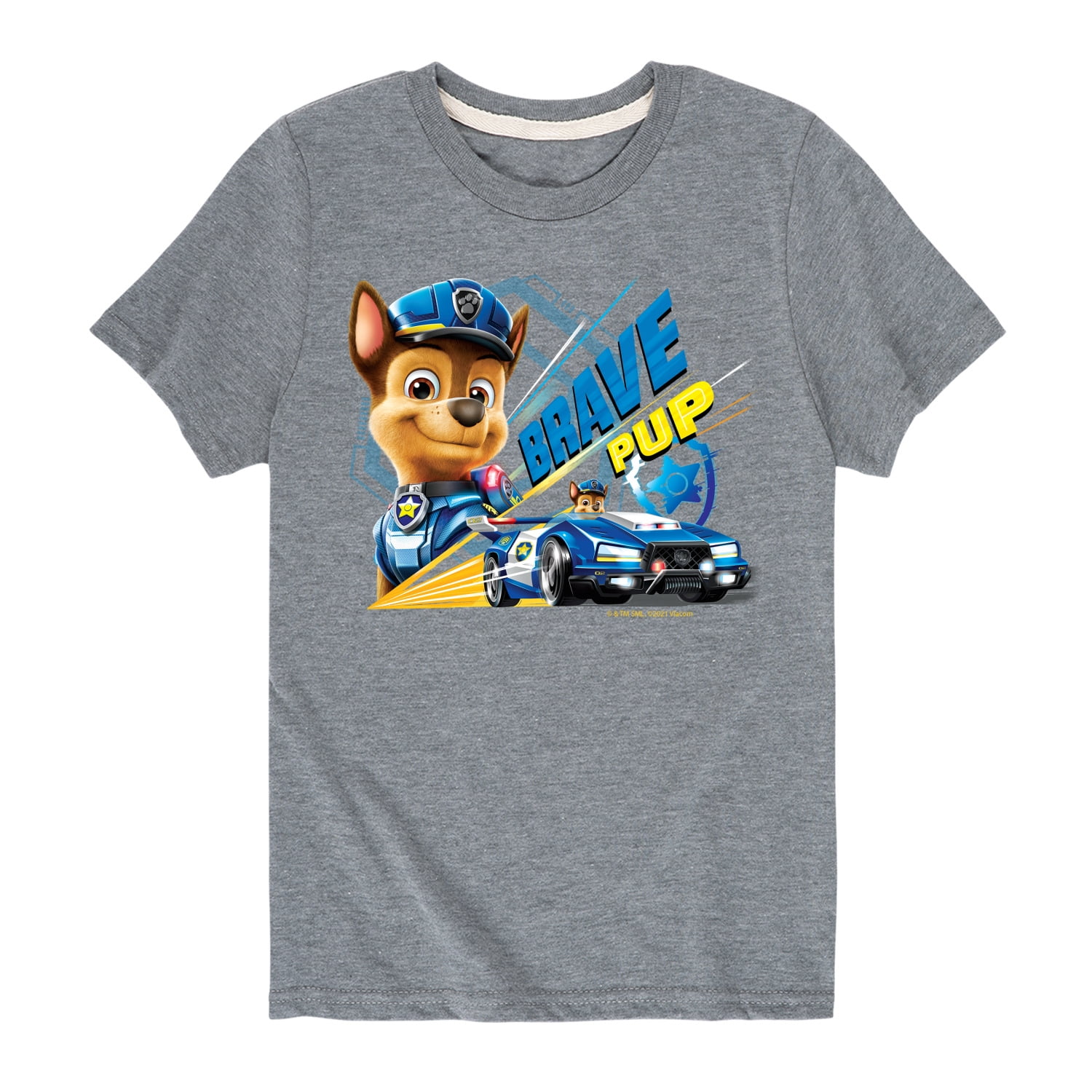 Paw Patrol - Brave Pup - Toddler And Youth Short Sleeve Graphic T-Shirt ...