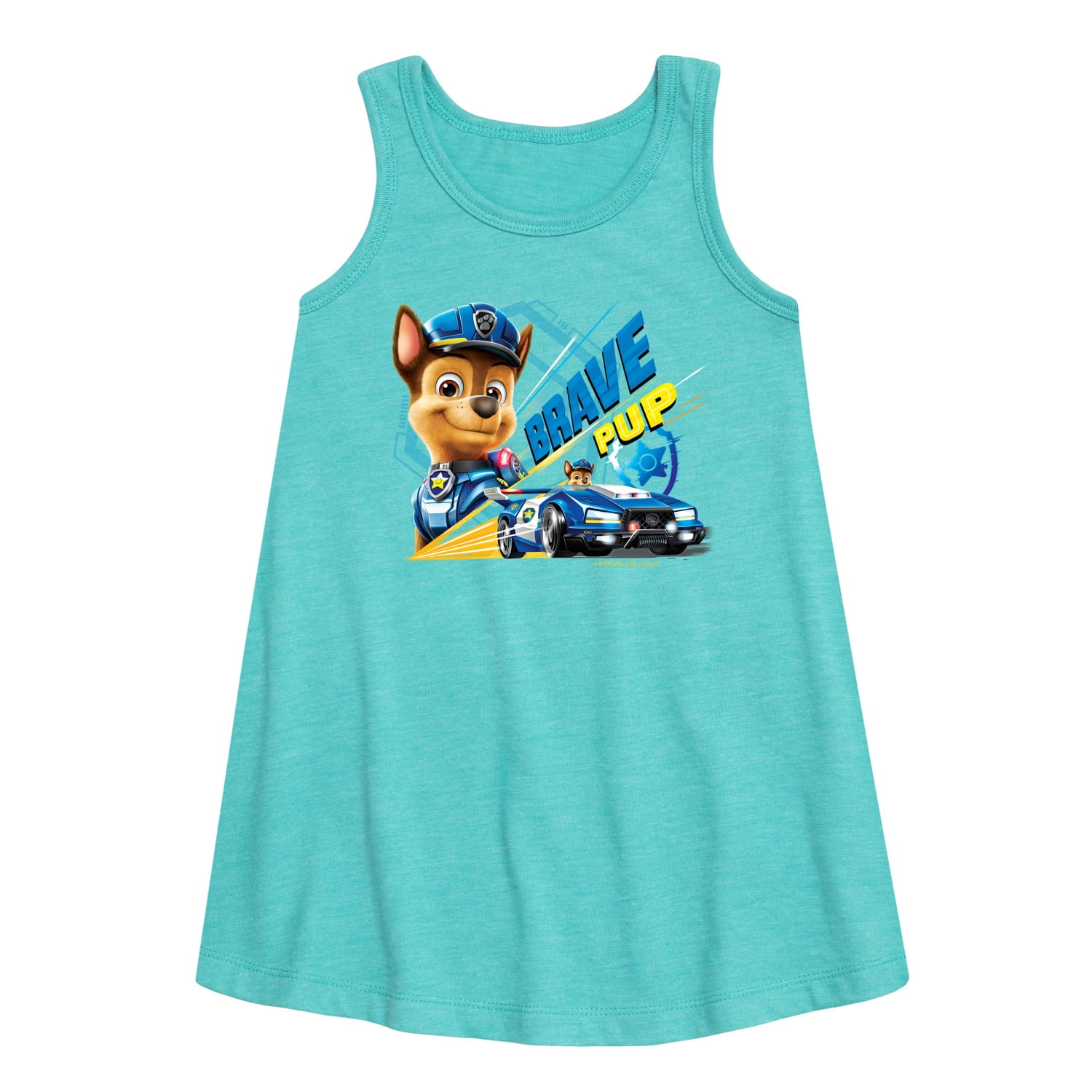 Paw Patrol - Brave Pup - Toddler and Youth Girls A-line Dress - Walmart.com