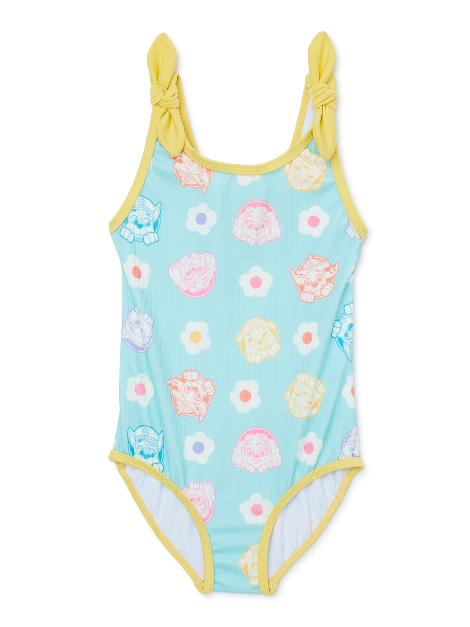 Paw Patrol Character Lightweight One-Piece Swimsuit (Girl’s, Sizes 12M ...