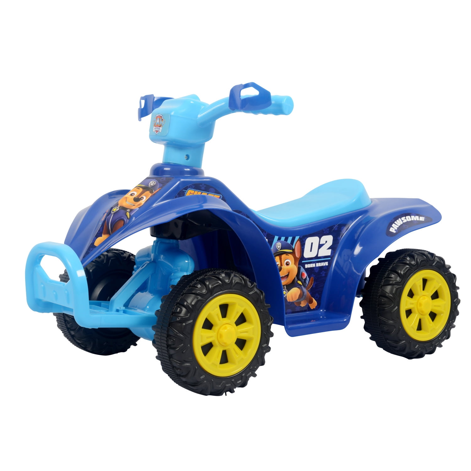 Paw Patrol Chase ATV Quad, 6V Battery Powered Ride On for Kids Ages 1.5 ...