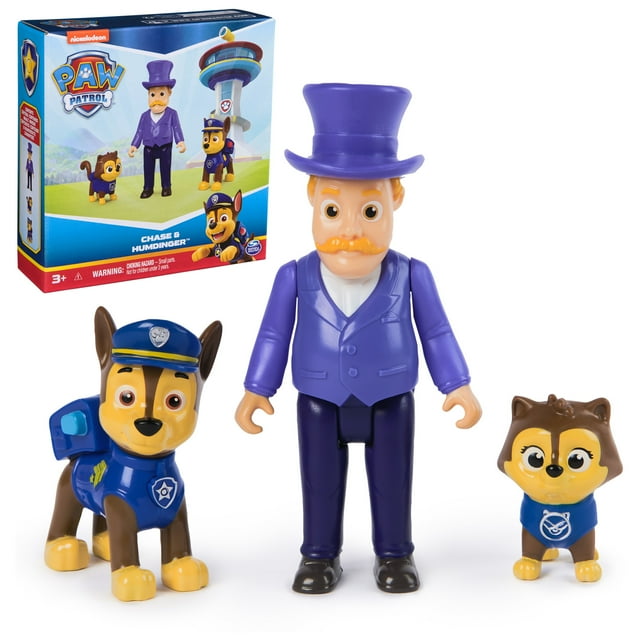 Paw Patrol Chase & Humdinger Toy Figures set - Walmart.com