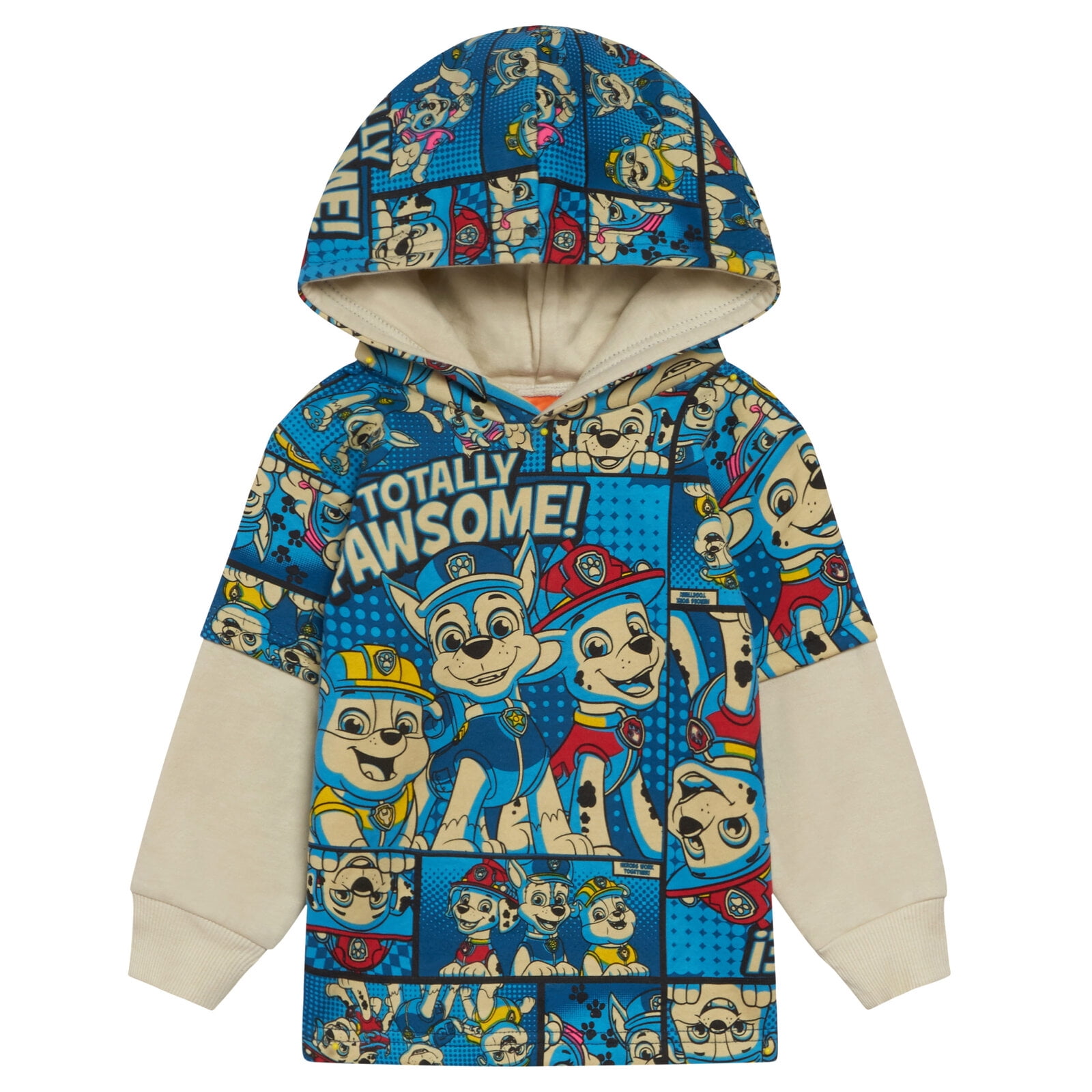 Paw Patrol Chase Marshall Rubble Fleece 2fer Pullover Hoodie and Jogger ...