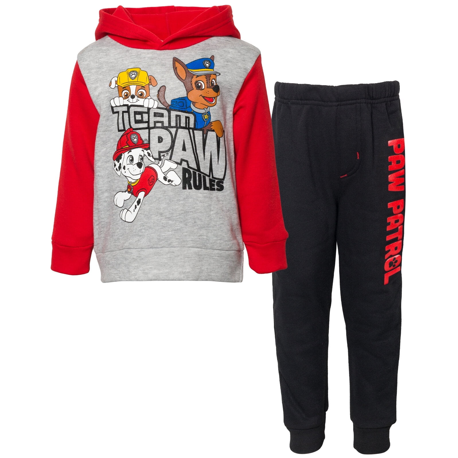 Paw Patrol Boys' Hoodie & Sweatpants Suit - Chase, Marshall, Rubble ...