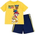 Paw Patrol Chase Marshall Rubble Little Boys T-Shirt and Mesh Shorts Outfit Set Toddler to Big ...