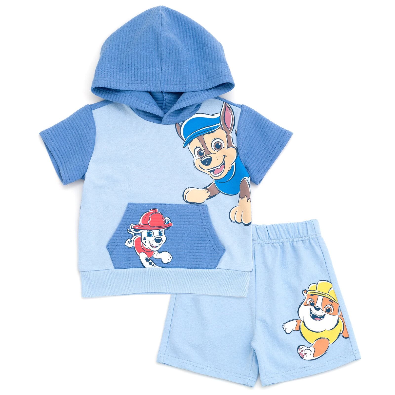 Paw Patrol Chase Marshall Rubble Pullover Hoodie and French Terry ...