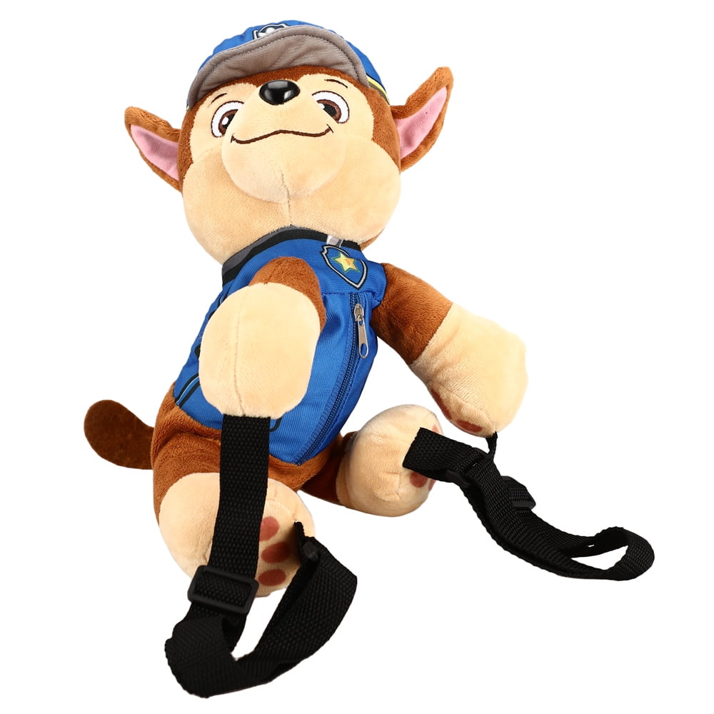 Paw Patrol Chase Plush Character Backpack - Walmart.com