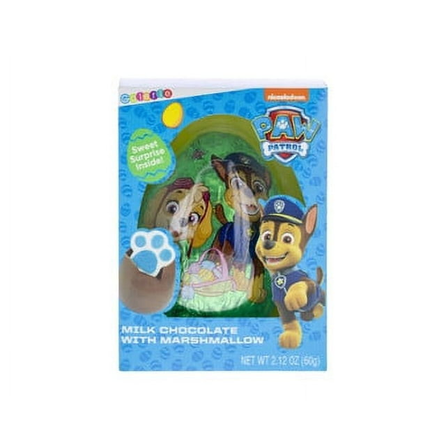 Paw Patrol Filled Candy Chocolate Egg with Marshmallow Surprise, 3 Pack ...