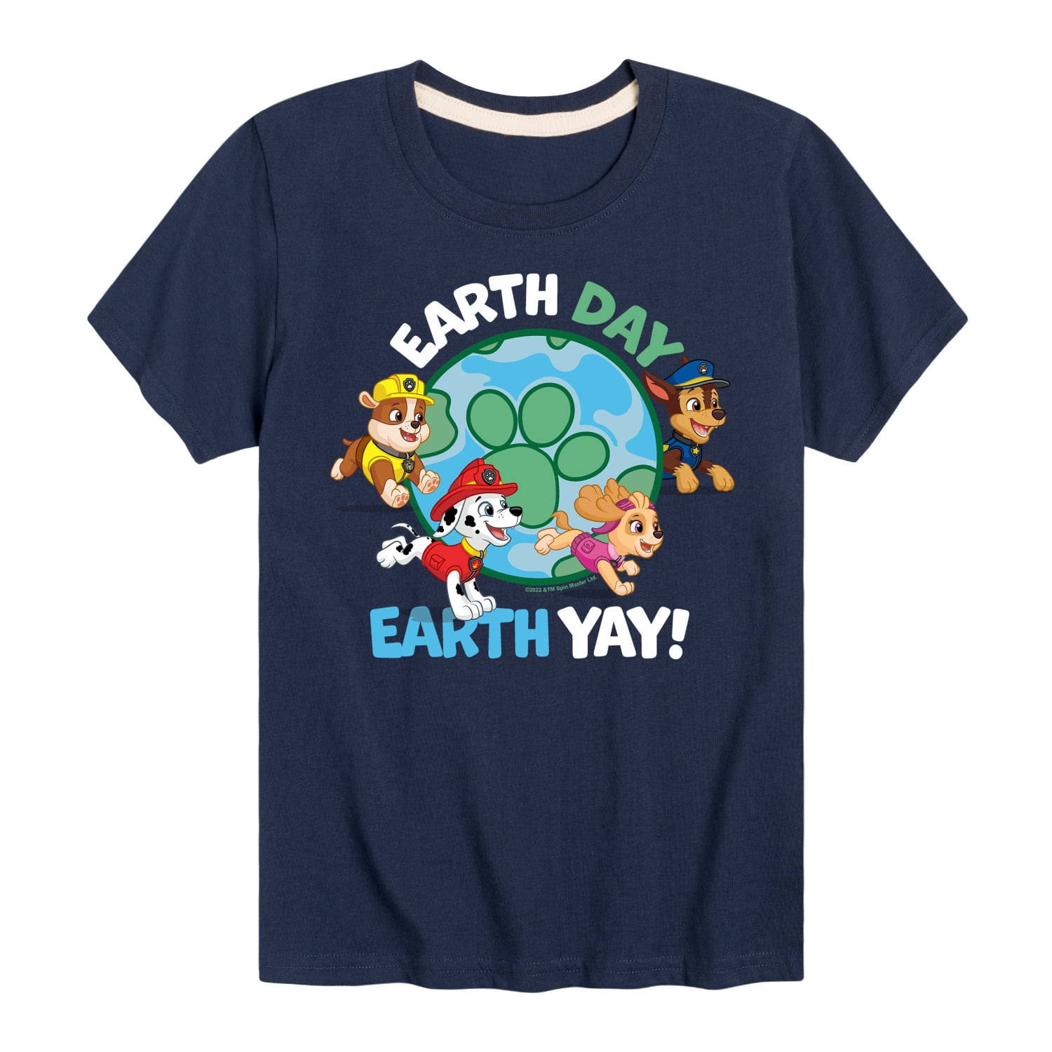 Paw Patrol - Earth Day Yay - Toddler And Youth Short Sleeve Graphic T ...