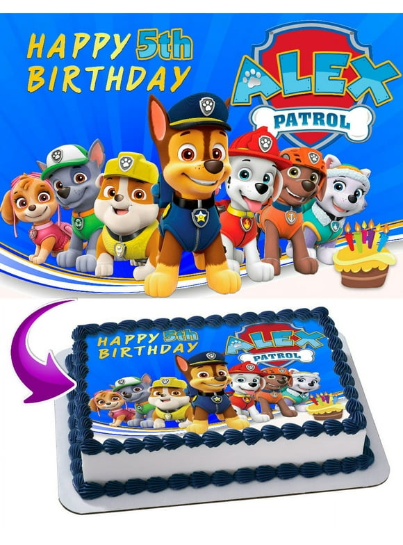 Paw Patrol Decorative Baking Supplies in Paw Patrol Party Supplies ...