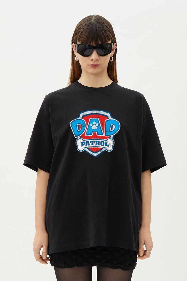 Paw Patrol Father Day Dad Patrol T-Shirt Kids Show Parent Nick Jr Fun ...