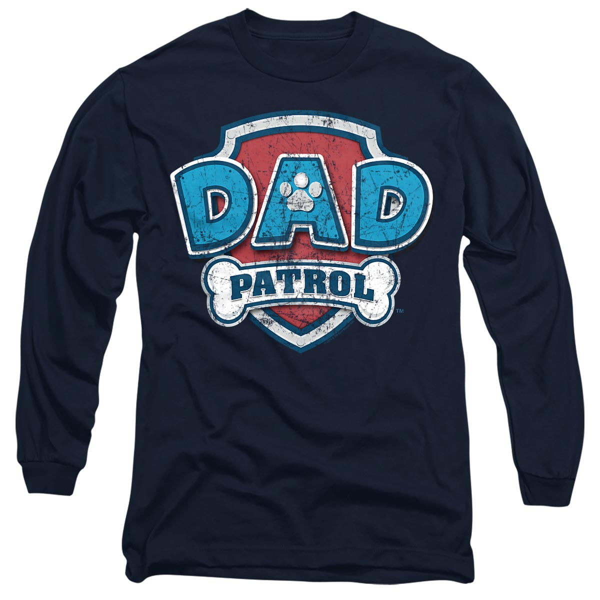 Paw Patrol Father's Day Dad Patrol Unisex Adult Long-Sleeve T Shirt ...