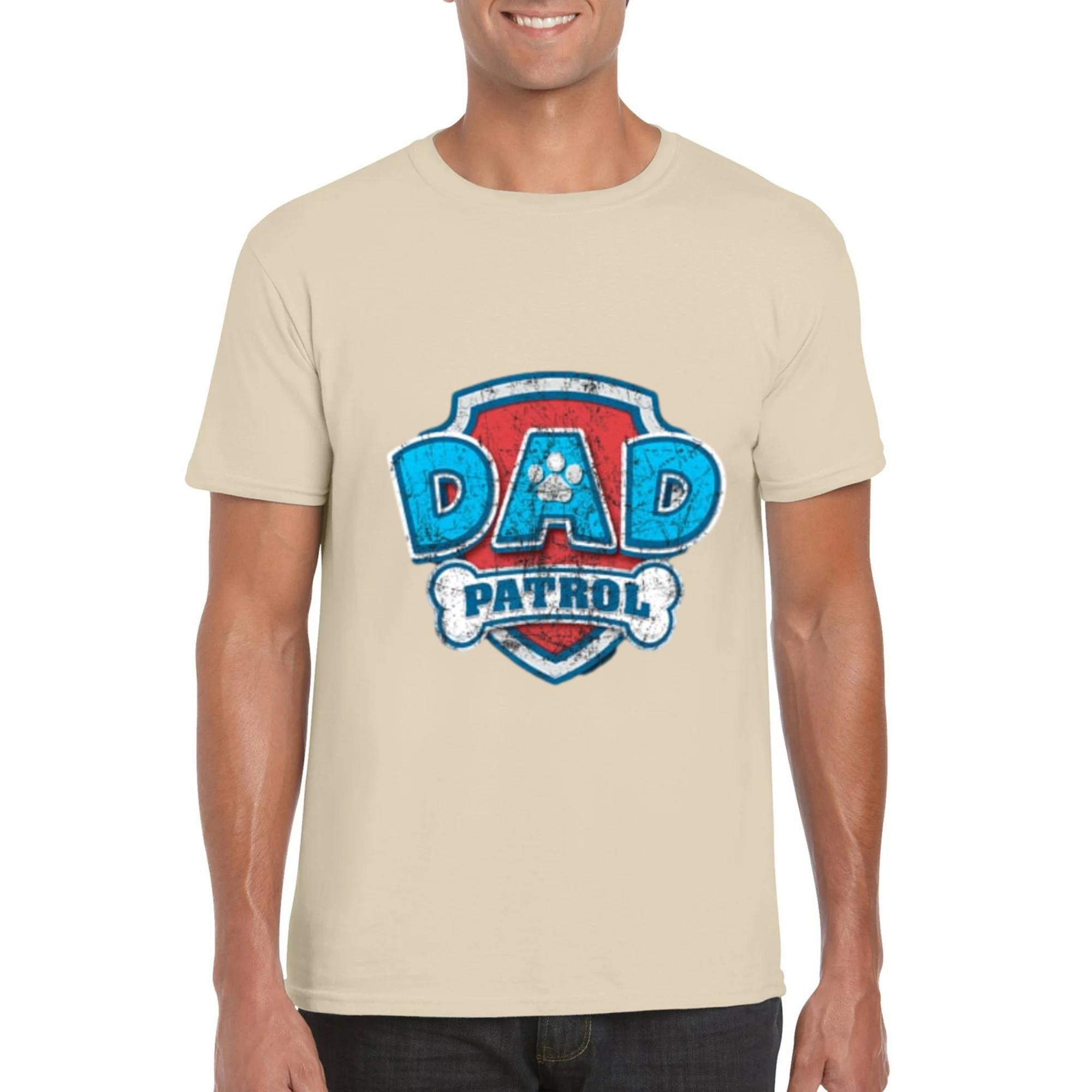 Paw Patrol Fathers Day Dad Patrol Gift For Men Father T-Shirt, for men ...