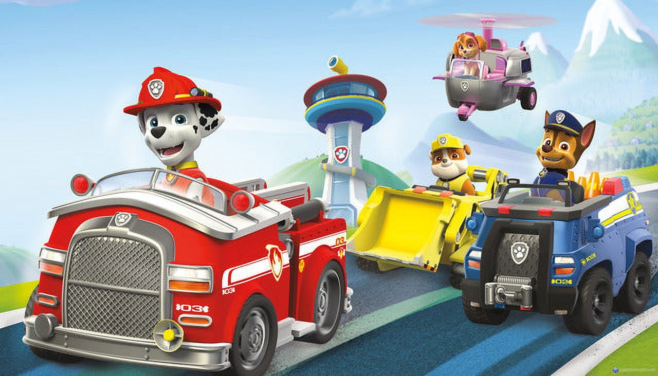 Paw Patrol Friends XL Spray and Stick Wallpaper Mural - Walmart.com