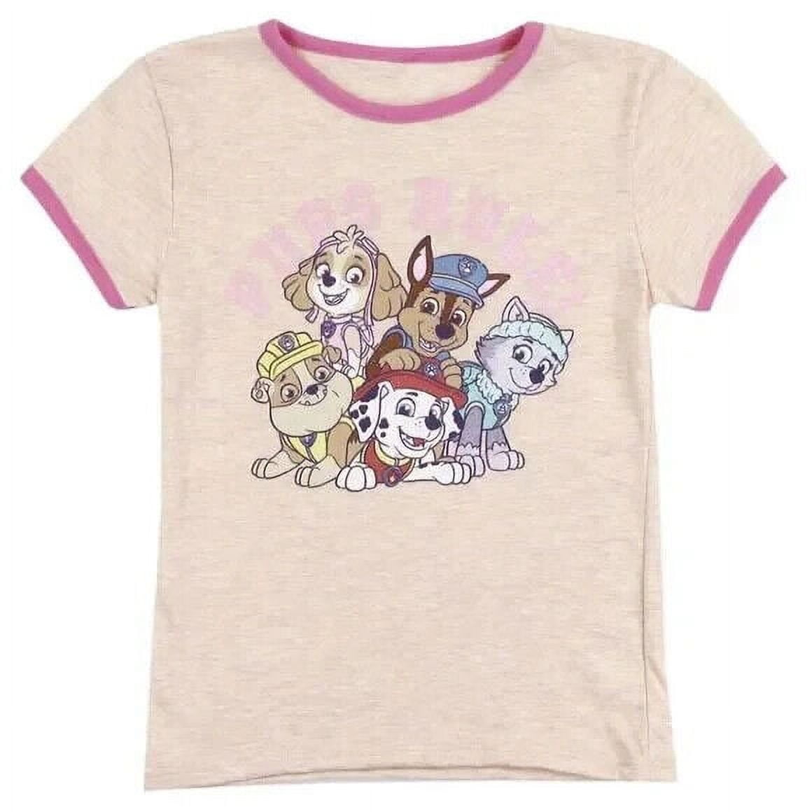 Paw Patrol Girls Toddler T-Shirt Size 2T Heather Pink Girl Pups Rule ...