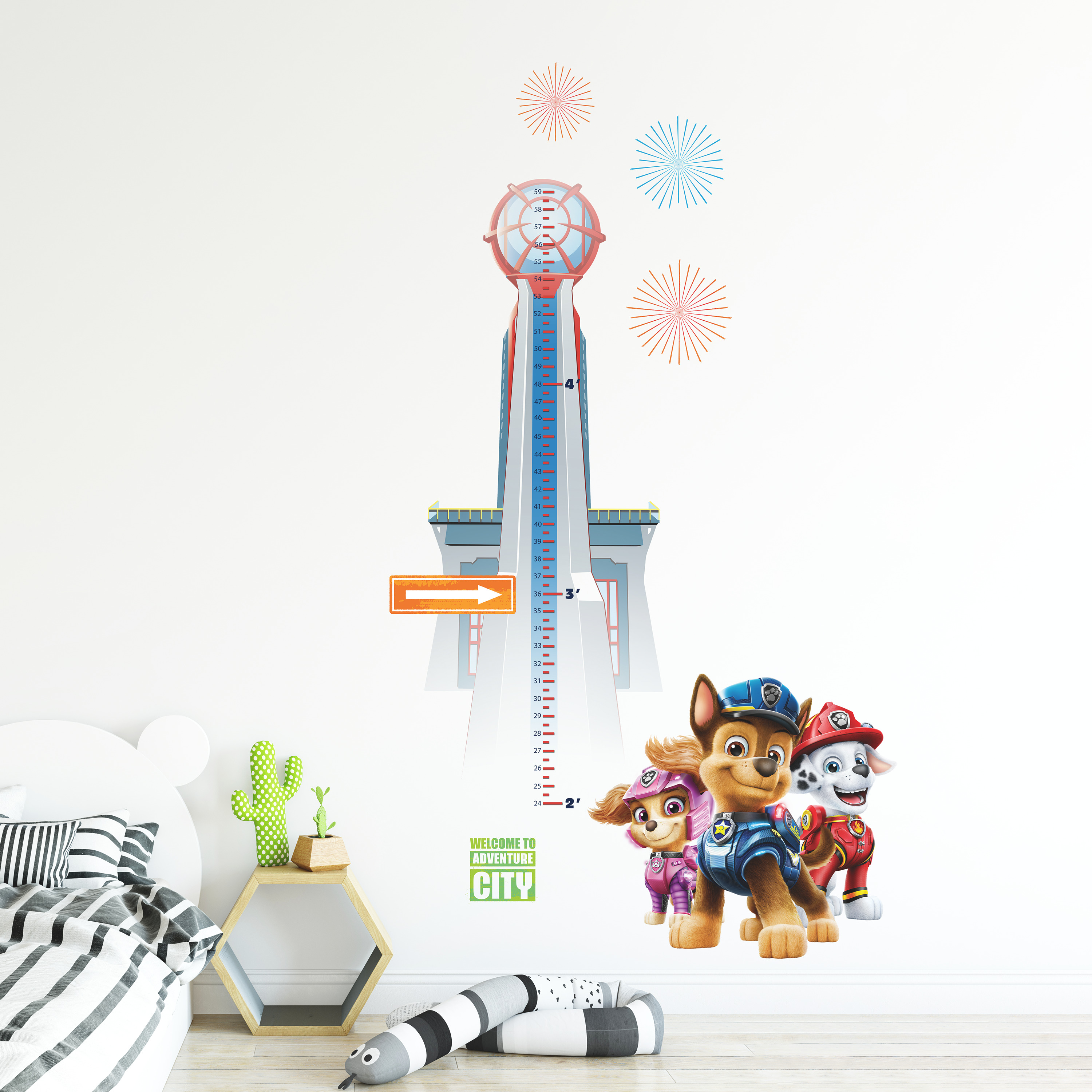 PAW PATROL Wall Decals Ryder Chase Marshall Rubble Rocky Zuma Skye 8 ...