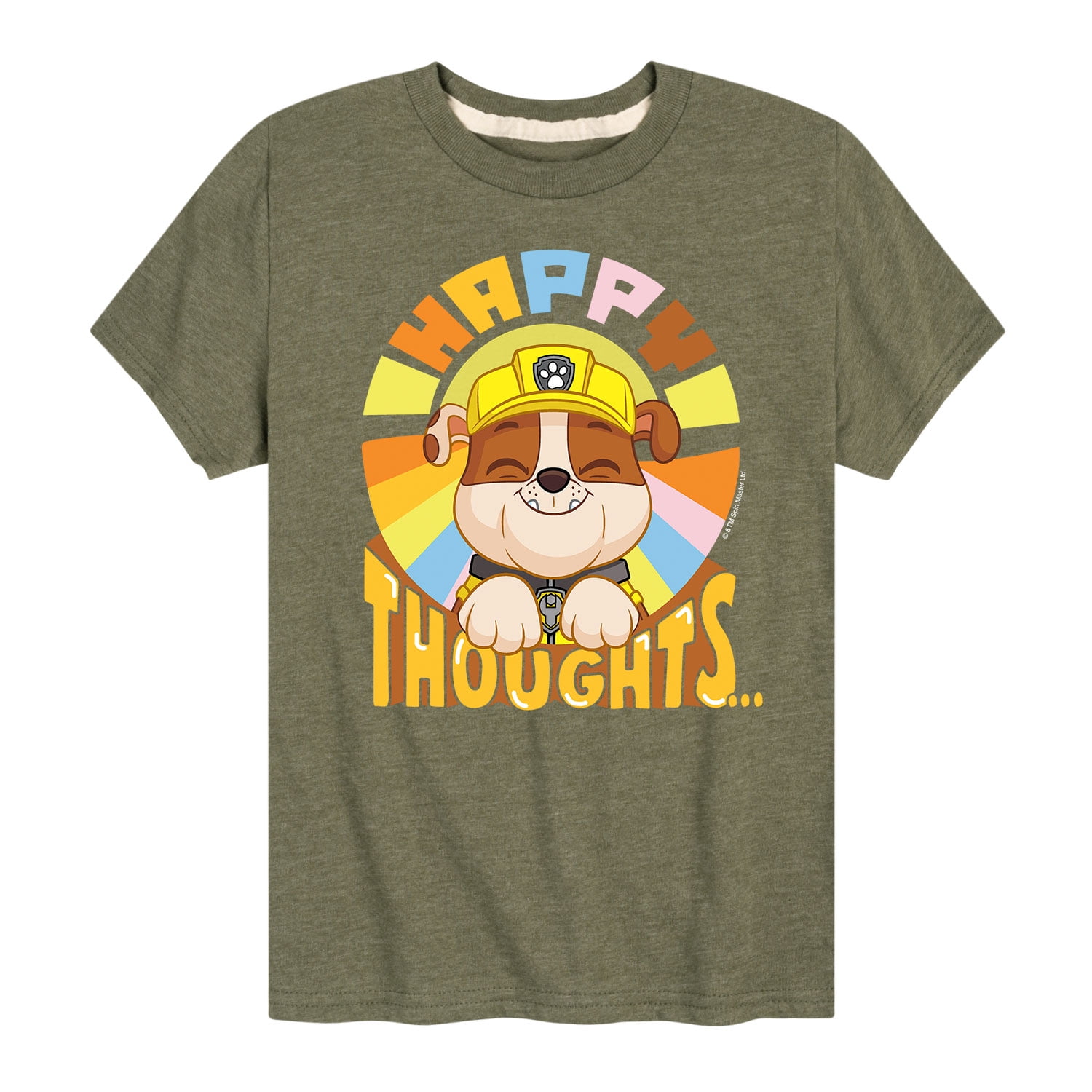 Paw Patrol - Happy Thoughts - Toddler And Youth Short Sleeve Graphic T ...