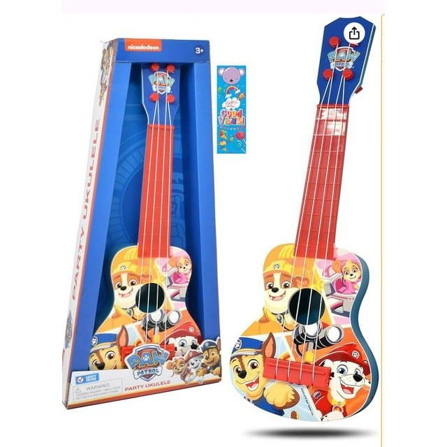 Paw Patrol Kids Toy Ukulele Guitar 4 String for Toddlers Party Guitar ...