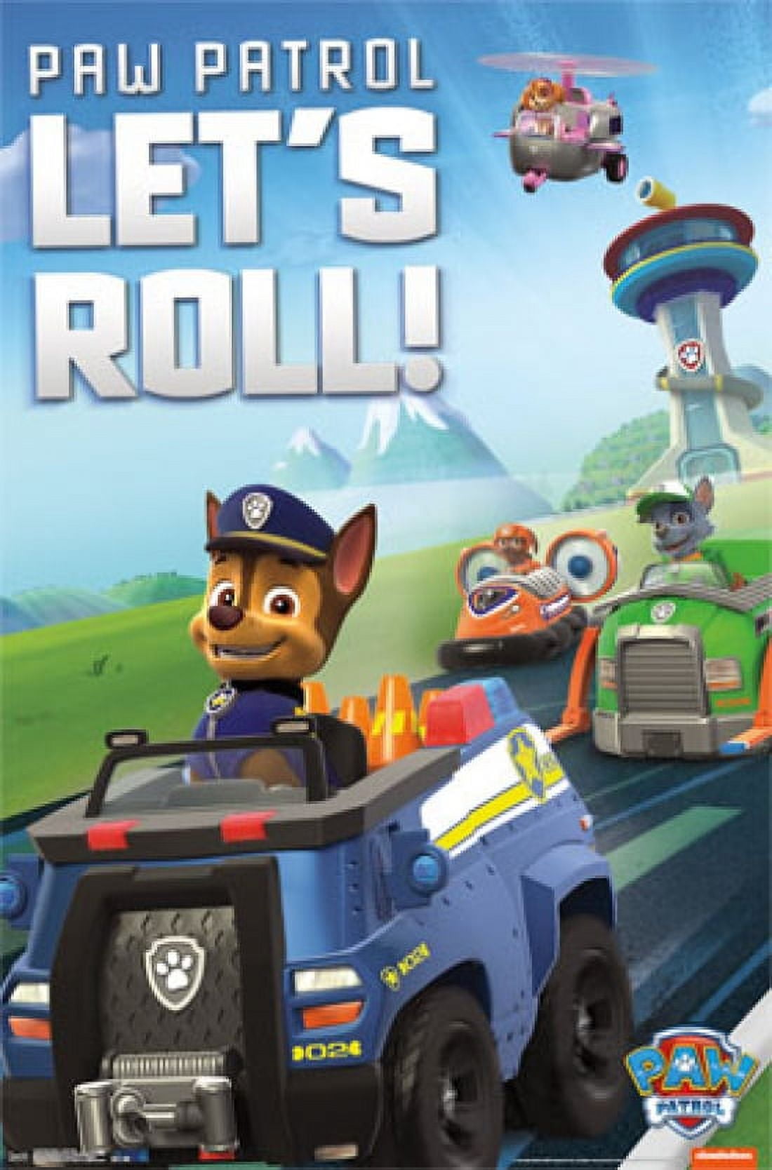 Paw Patrol - Let's Roll Poster Print (22 x 34) - Walmart.com
