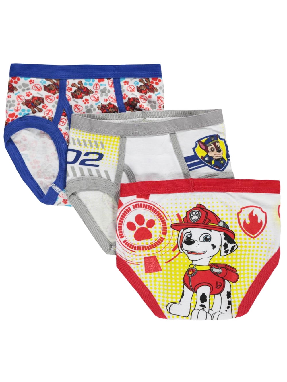 Paw Patrol Little Boys' "Anchor Medley" 3-Pack Briefs (Sizes 4 - 7 ...