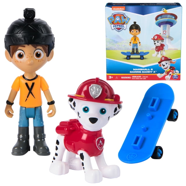 Paw Patrol Marshall And Daring Danny X Toy Figures Set
