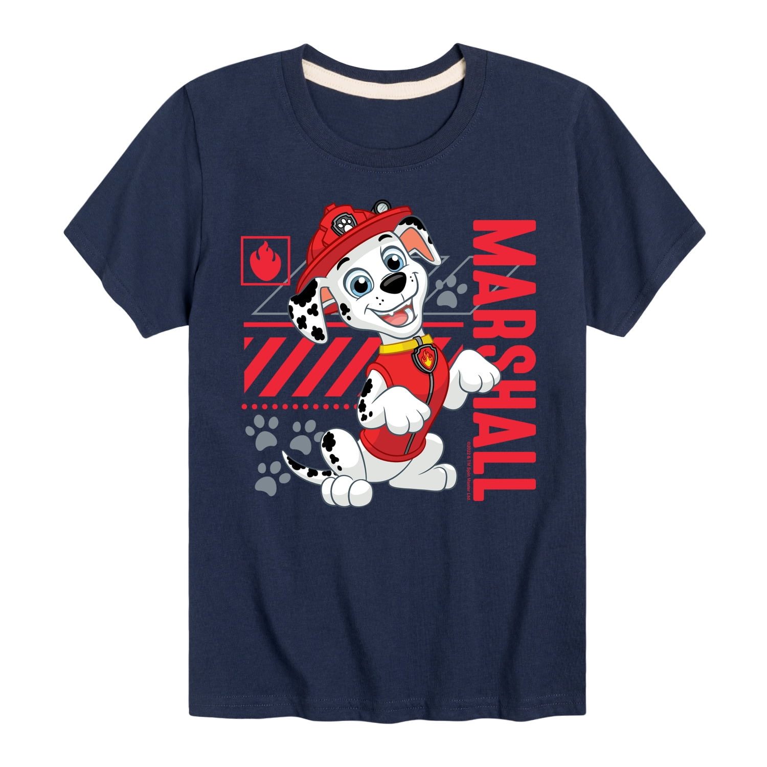 Paw Patrol - Marshall Vertical - Toddler & Youth Short Sleeve Graphic T ...