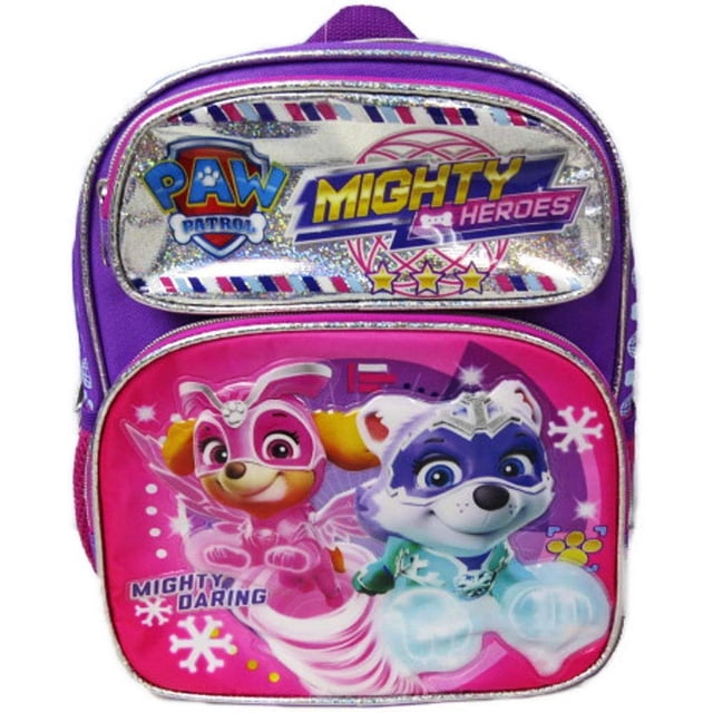Paw Patrol - Mighty Pups 12" Deluxe Toddler Size Backpack - Super Hero ...