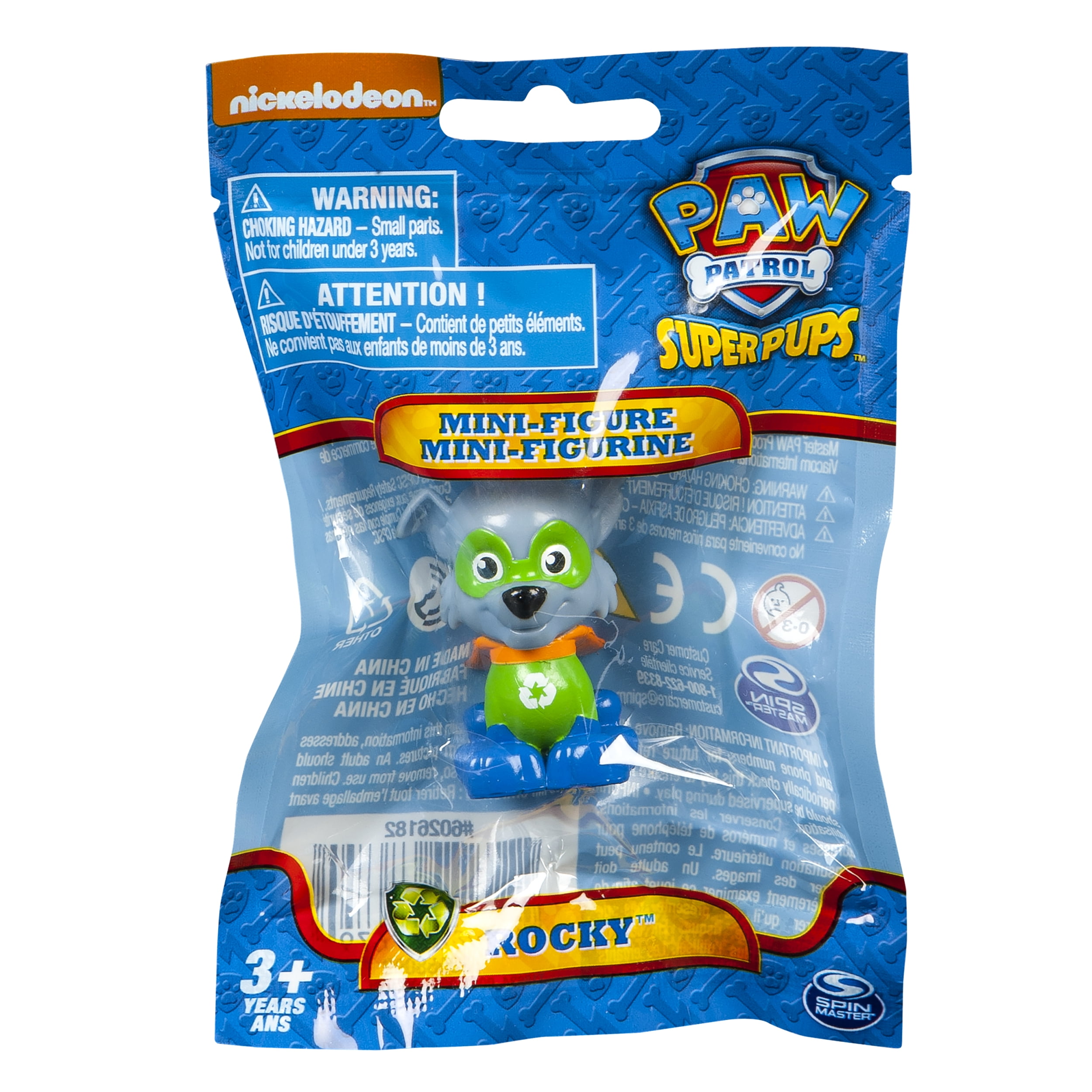Paw Patrol - Mini Figures - Super Pups Rocky - Walmart.com