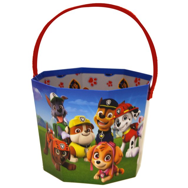 Paw Patrol Paperboard Easter Basket, Multi-Colored - Walmart.com