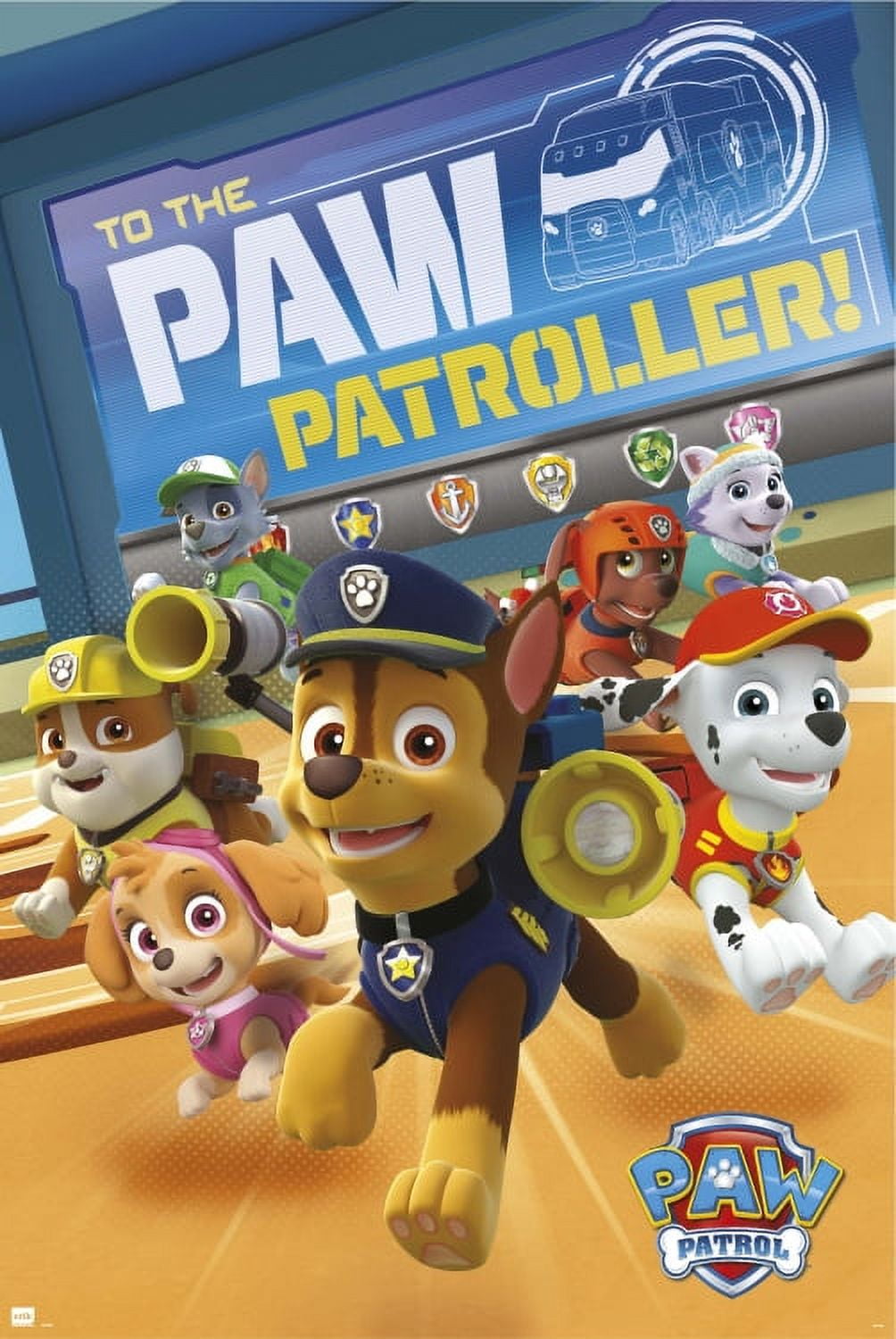 Paw Patrol Patroller Laminated Poster (24 x 36) - Walmart.com