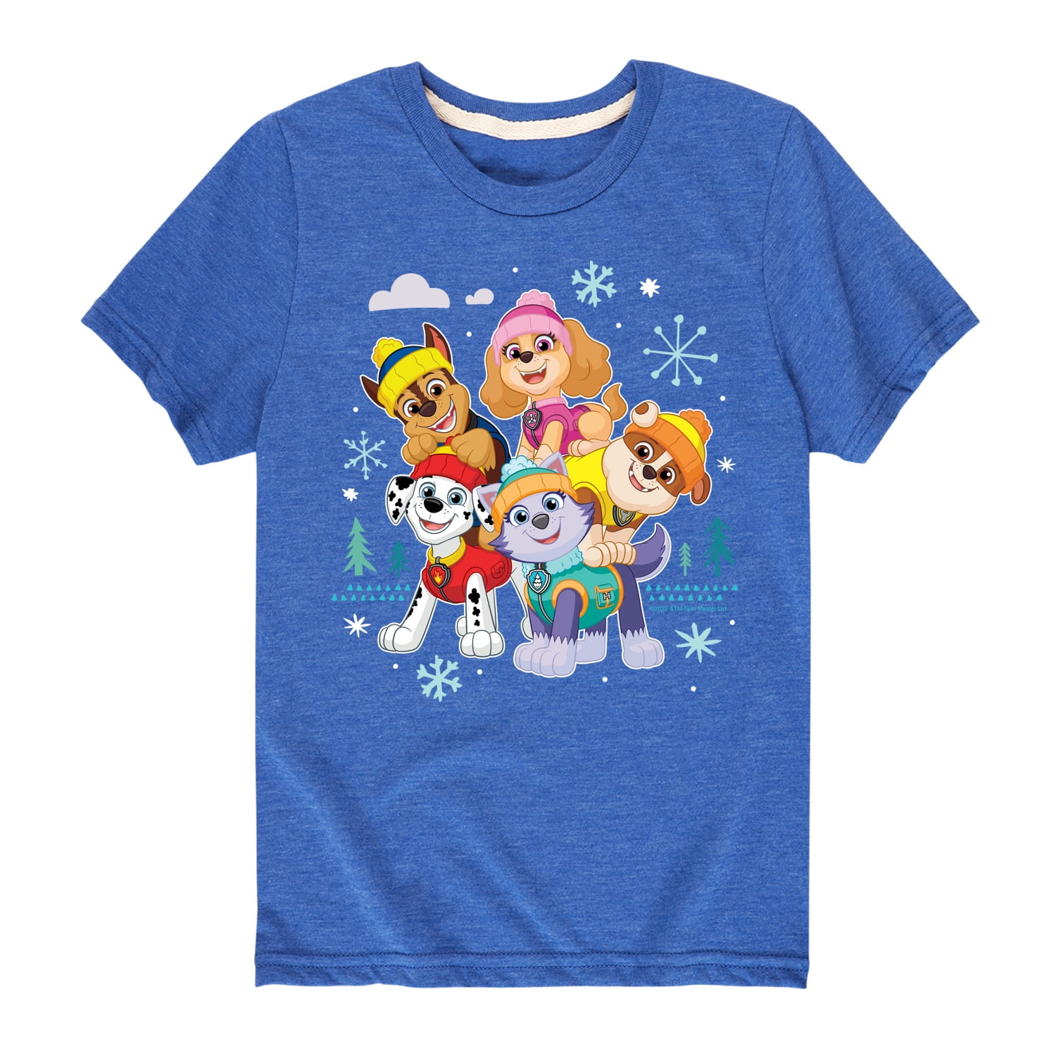 Paw Patrol - Paw Patrol Group With Icons - Toddler And Youth Short ...