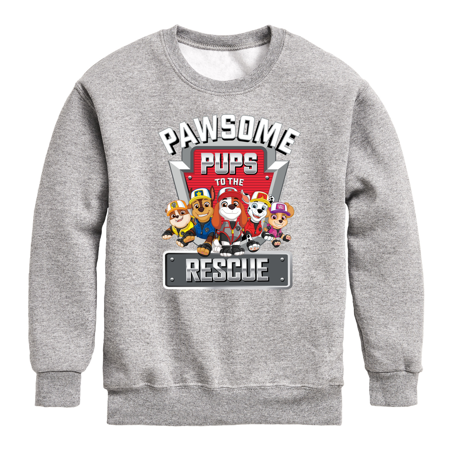 Paw Patrol - Pawsome Pups To The Rescue - Toddler And Youth Crewneck ...