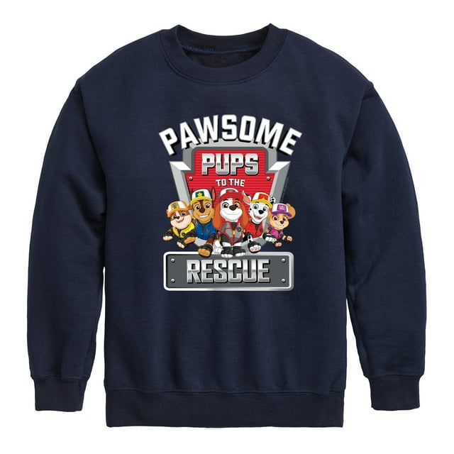 Paw Patrol - Pawsome Pups To The Rescue - Toddler And Youth Crewneck ...