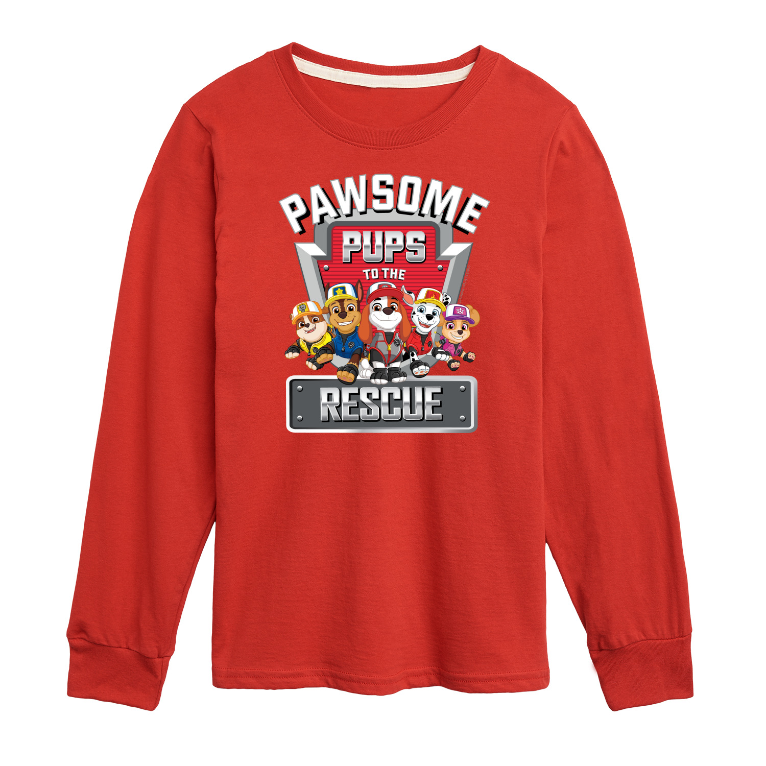 Paw Patrol - Pawsome Pups To The Rescue - Toddler And Youth Long Sleeve ...