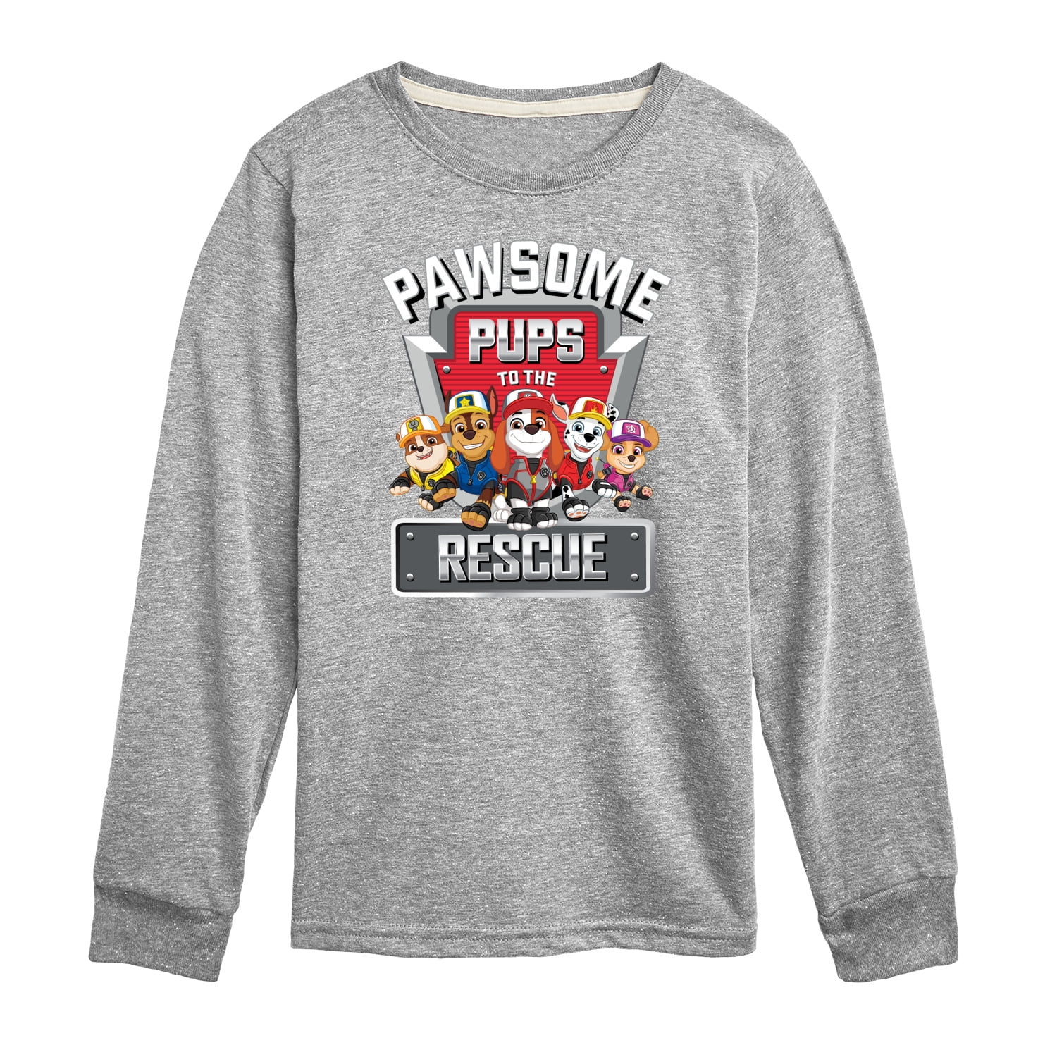 Paw Patrol - Pawsome Pups To The Rescue - Toddler And Youth Long Sleeve ...