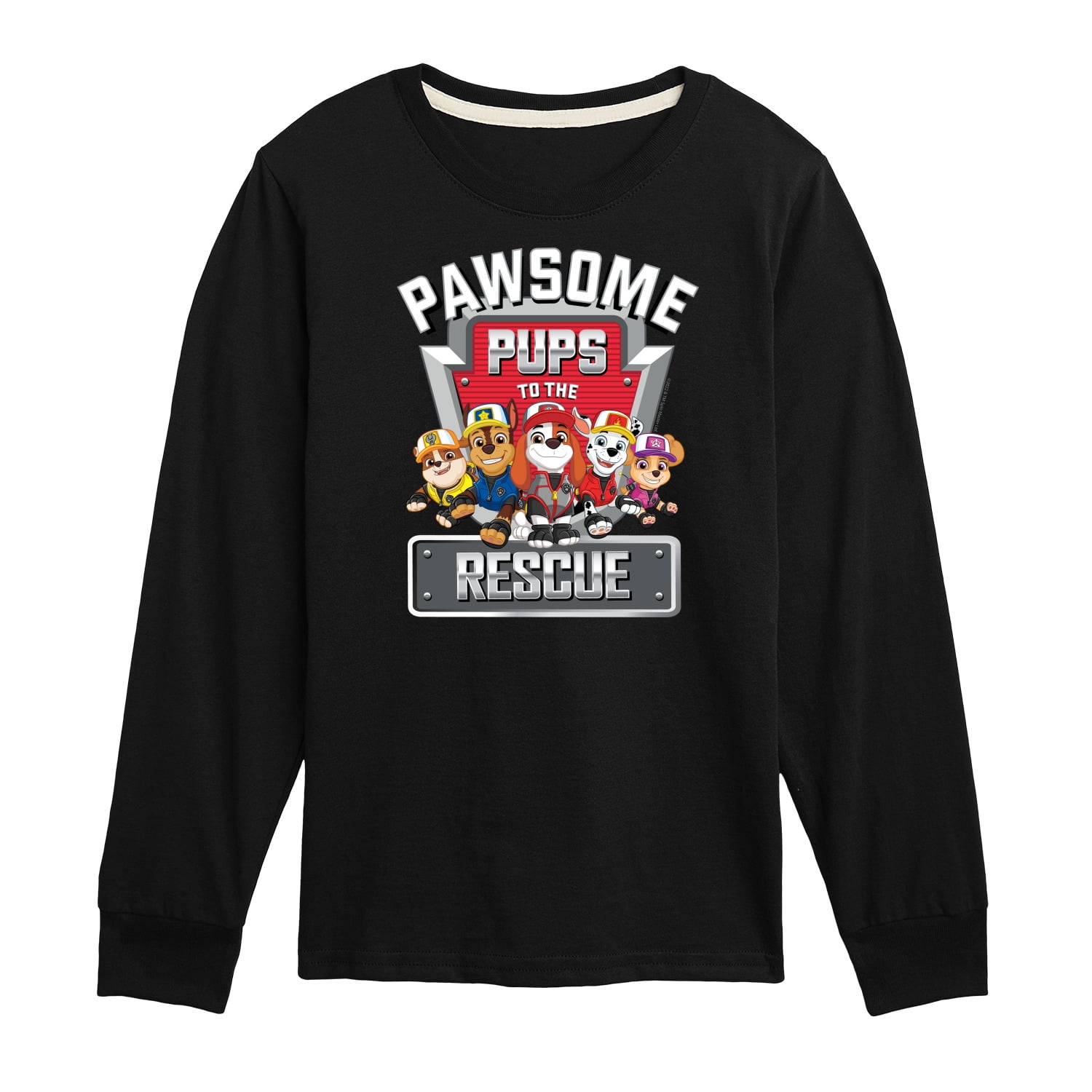 Paw Patrol - Pawsome Pups To The Rescue - Toddler And Youth Long Sleeve ...
