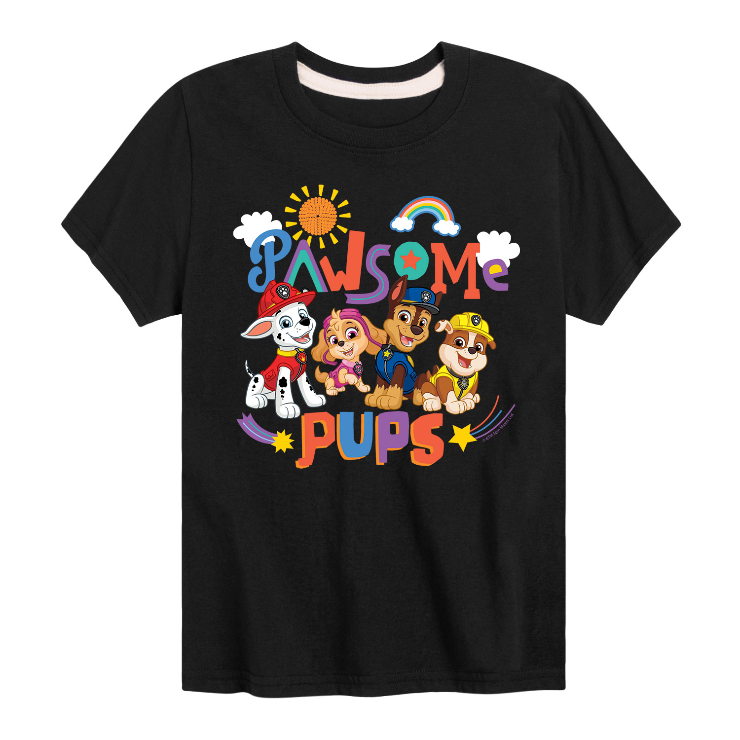 Paw Patrol - Pawsome Pups - Toddler And Youth Short Sleeve Graphic T ...