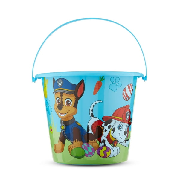 Paw Patrol Plastic Jumbo Easter Pail by Ruz, Basket Made with Recycled ...