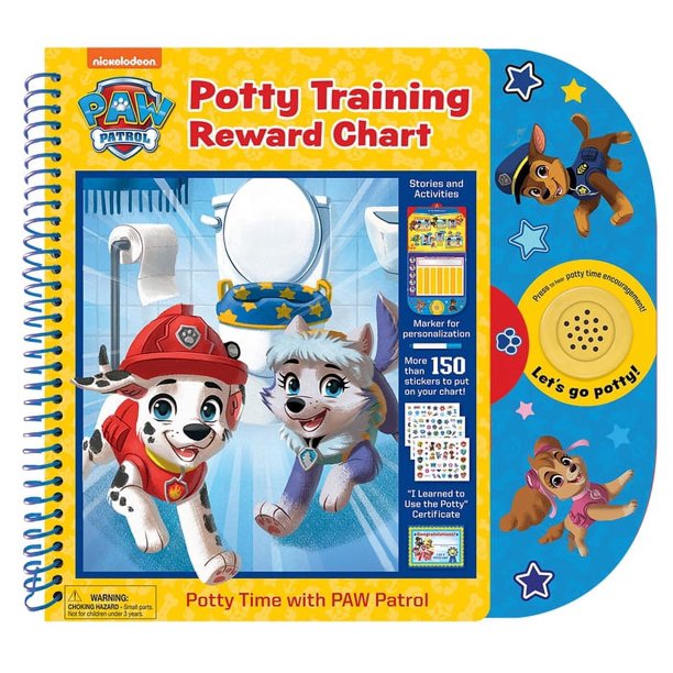 Paw Patrol Potty Training Reward Chart (Other) - Walmart Business Supplies