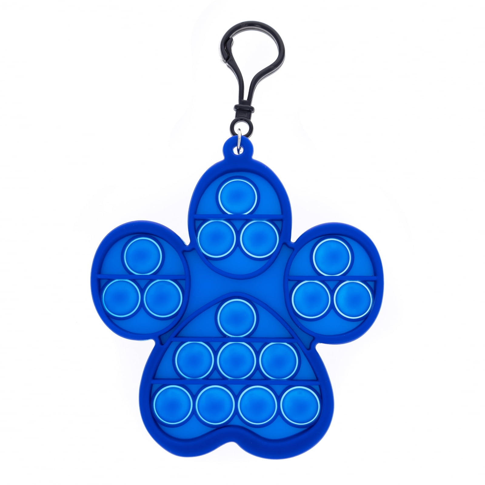 Paw Patrol Push Pop It Sensory Fidget Toy Anxiety Relief Keychain Blue ...