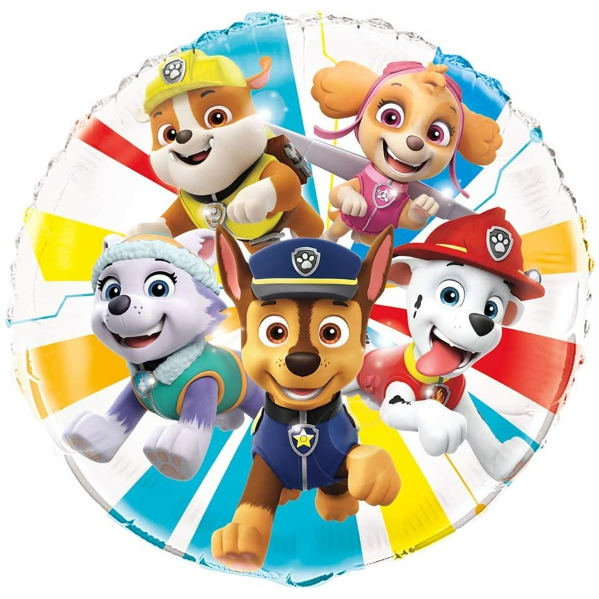Unique Paw Patrol Helium Foil Balloon 18 Inches for Birthday Party ...