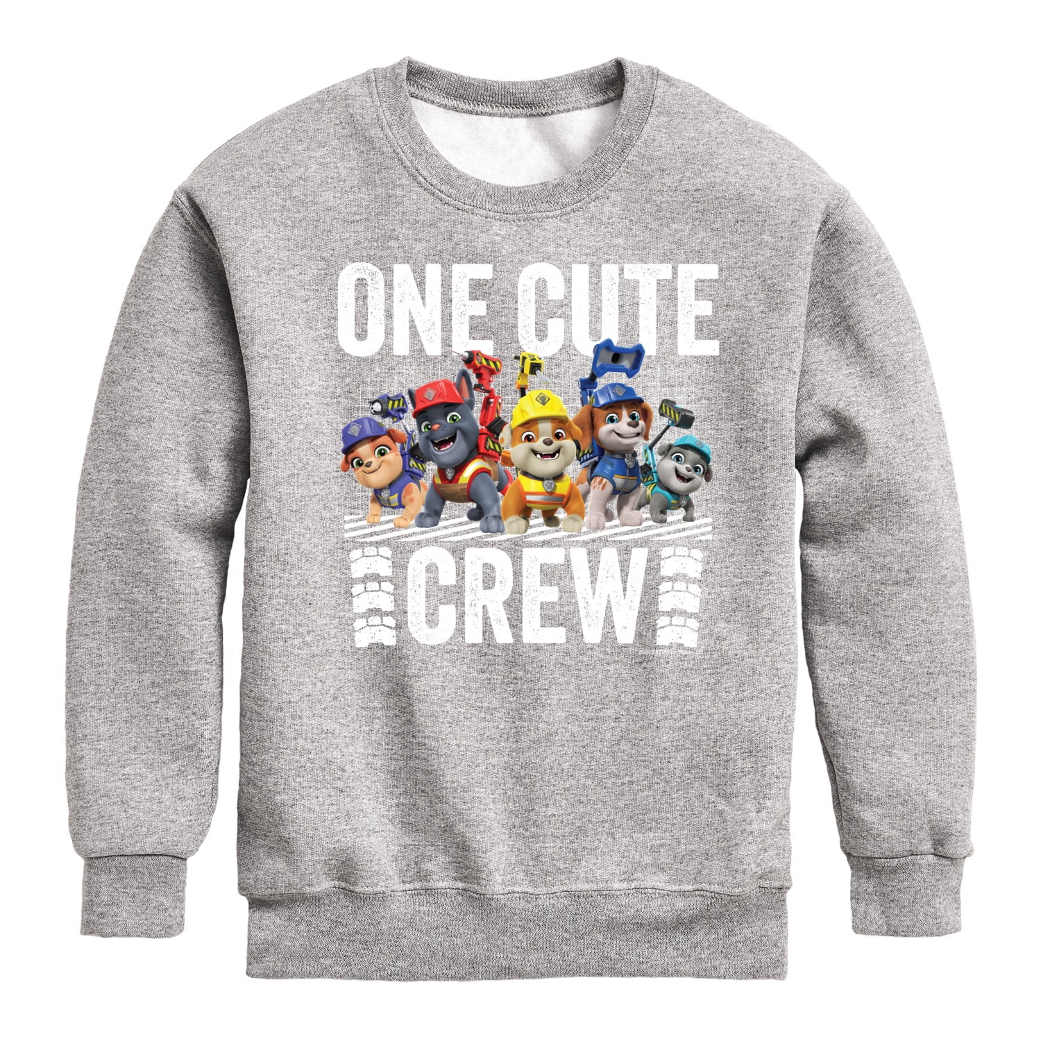 Paw Patrol - Rubble & Crew - One Cute Crew - Toddler & Youth Crewneck ...