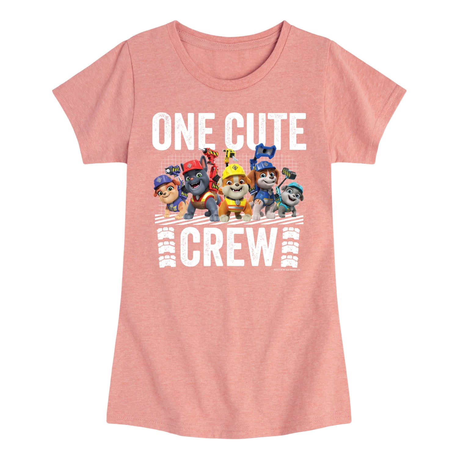 Paw Patrol - Rubble & Crew - One Cute Crew - Toddler & Youth Girls ...