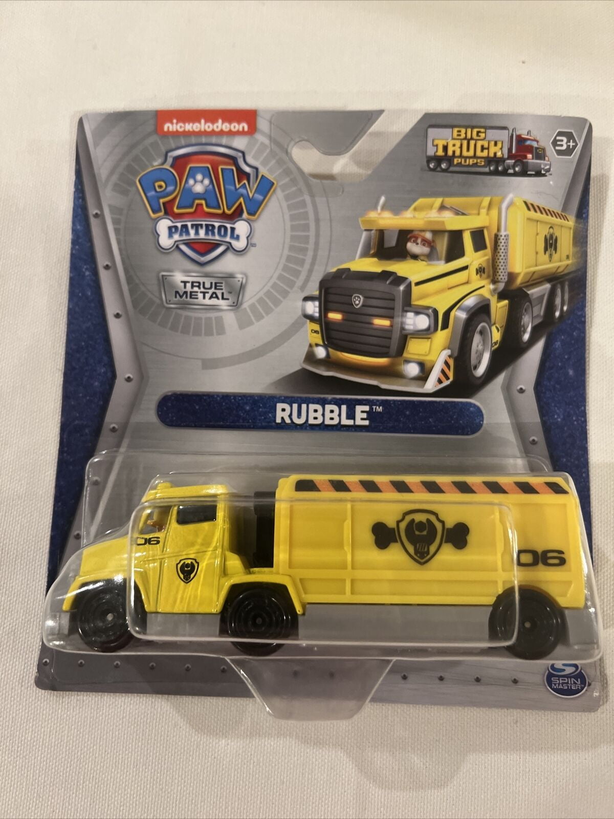 Paw Patrol Rubble True Metal Collectible Die Cast Big Truck Pups ...
