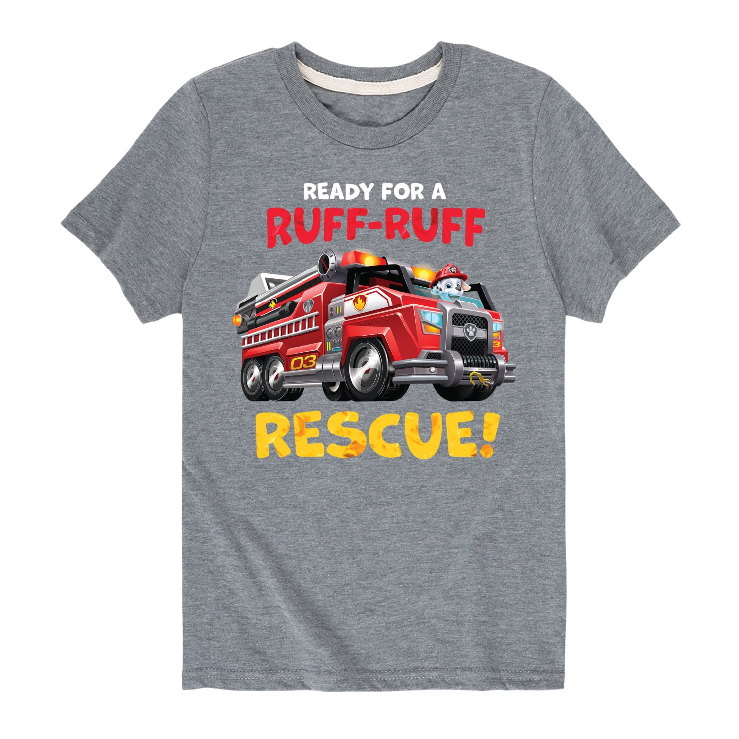 Paw Patrol - Ruff Ruff Rescue - Toddler And Youth Short Sleeve Graphic ...