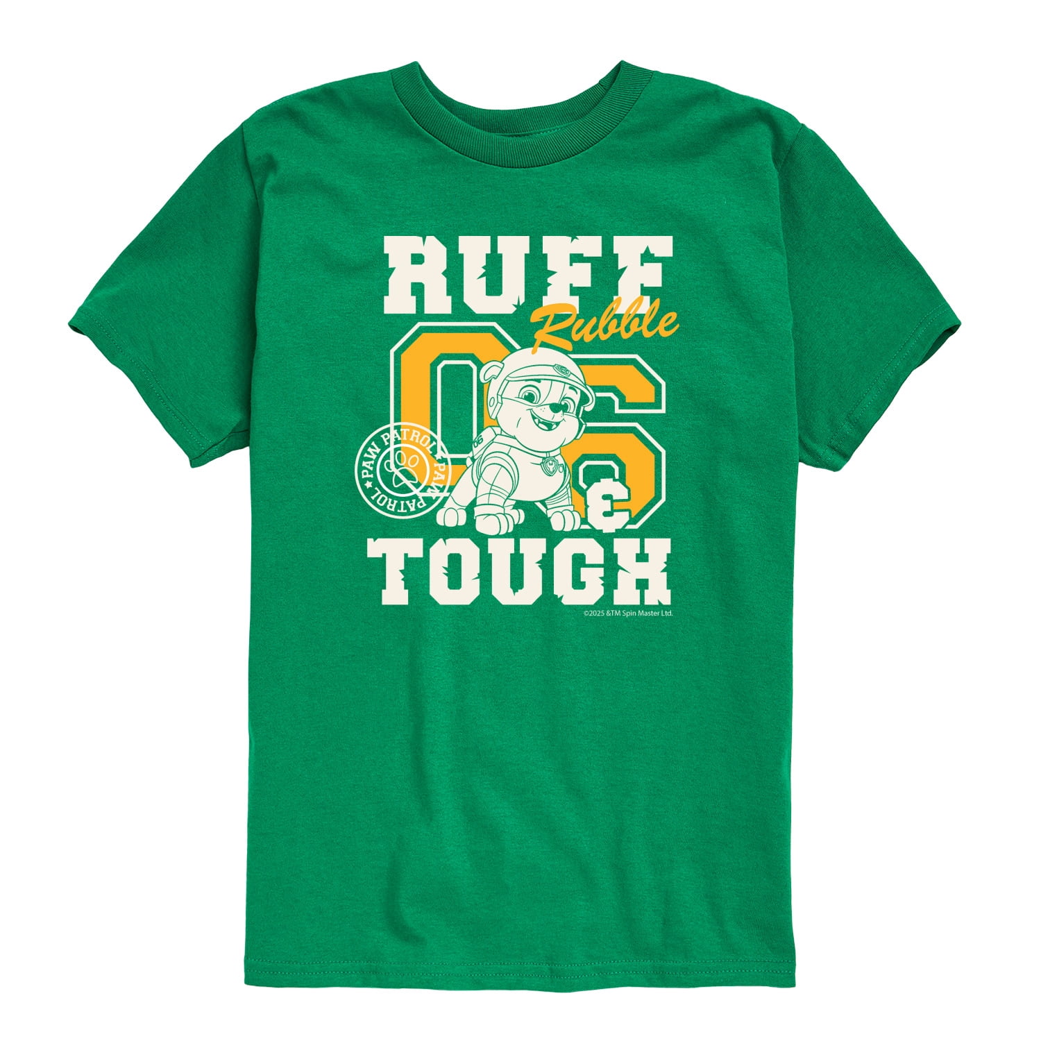 Paw Patrol - Ruff and Tough Rubble - Toddler Boys Short Sleeve Graphic ...
