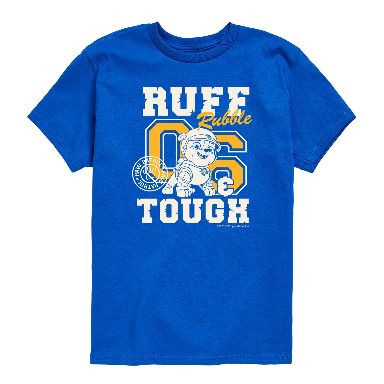 Paw Patrol - Ruff and Tough Rubble - Toddler Boys Short Sleeve Graphic ...